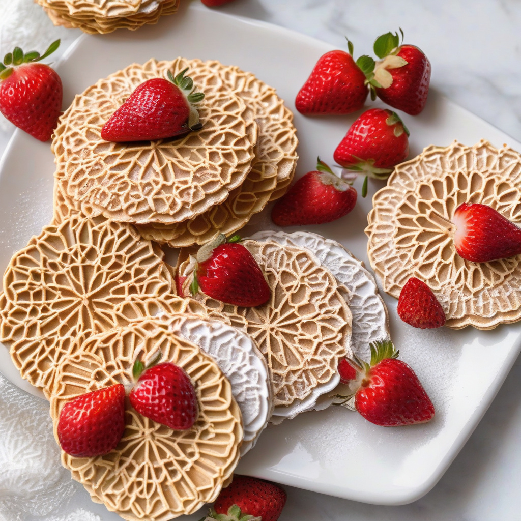 Strawberry Pizzelle Recipe: Thin, Crispy Italian Cookies - Recipe Omnibus