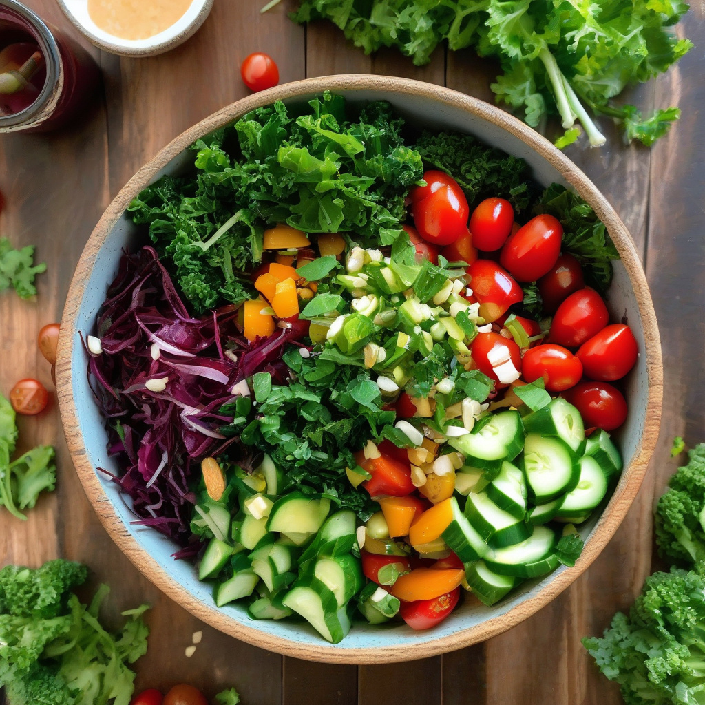 Vegetable Chopper Salad Recipe: Crunchy Freshness in Minutes - Recipe ...