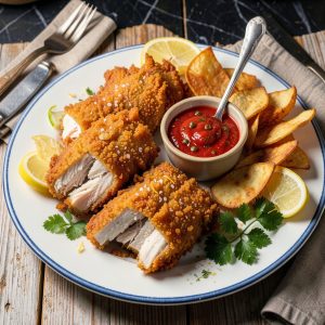 H Salt Fish and Chips Recipe: Crispy Batter and Flaky Cod Perfection ...