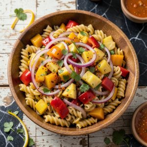 Jamaican Pasta Salad Recipe: Tropical Twist With Bell Peppers and ...