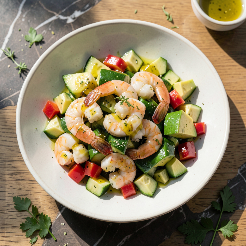 Shrimp Salad Recipe No Mayonnaise: Avocado-Lime Dressing Delight ...