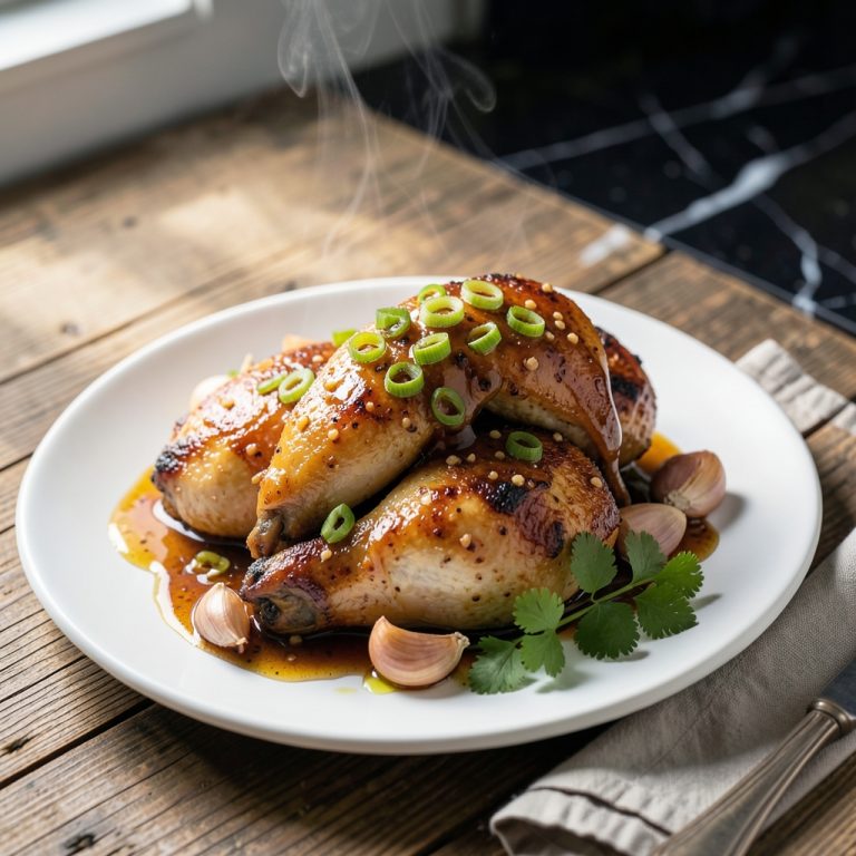 Honey Garlic Chicken Recipe Tutorial: Sweet and Savory Glaze Over ...